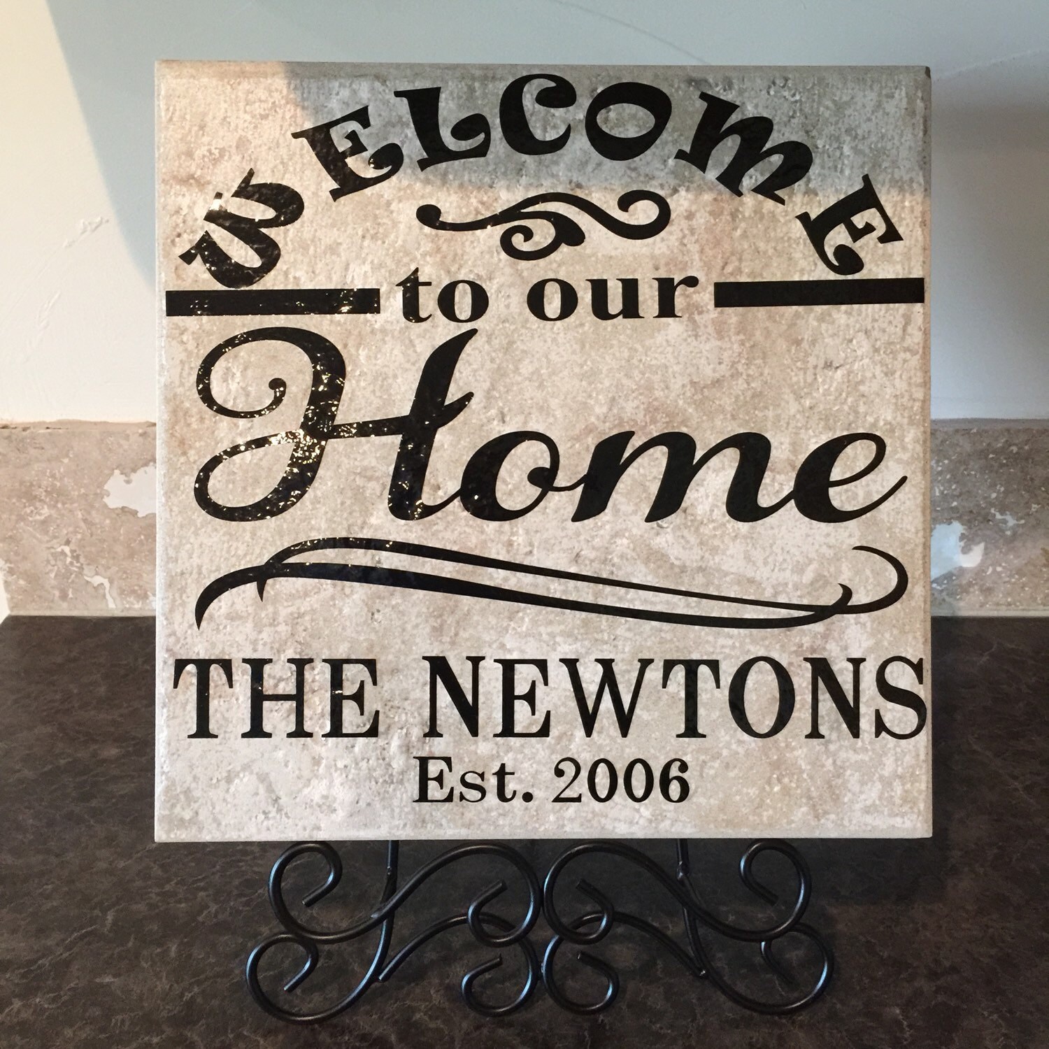 Personalized 12 X 12 Ceramic Tile Etsy personalized-12-x-12-ceramic-tile-etsy