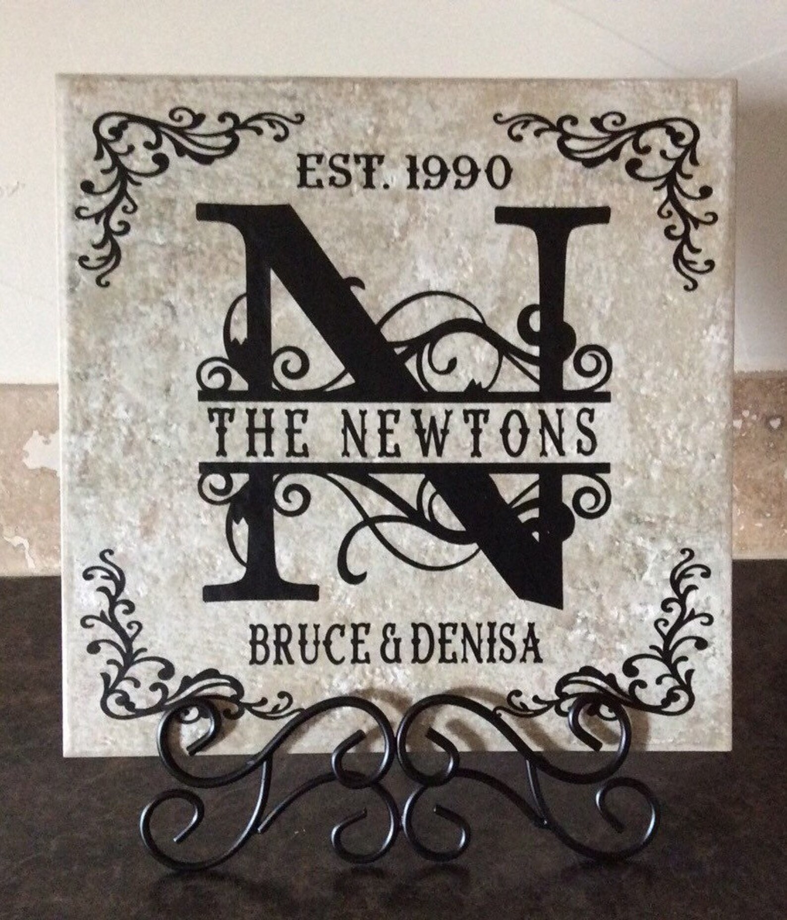 Personalized 12 X 12 Ceramic Tile Etsy personalized-12-x-12-ceramic-tile-etsy