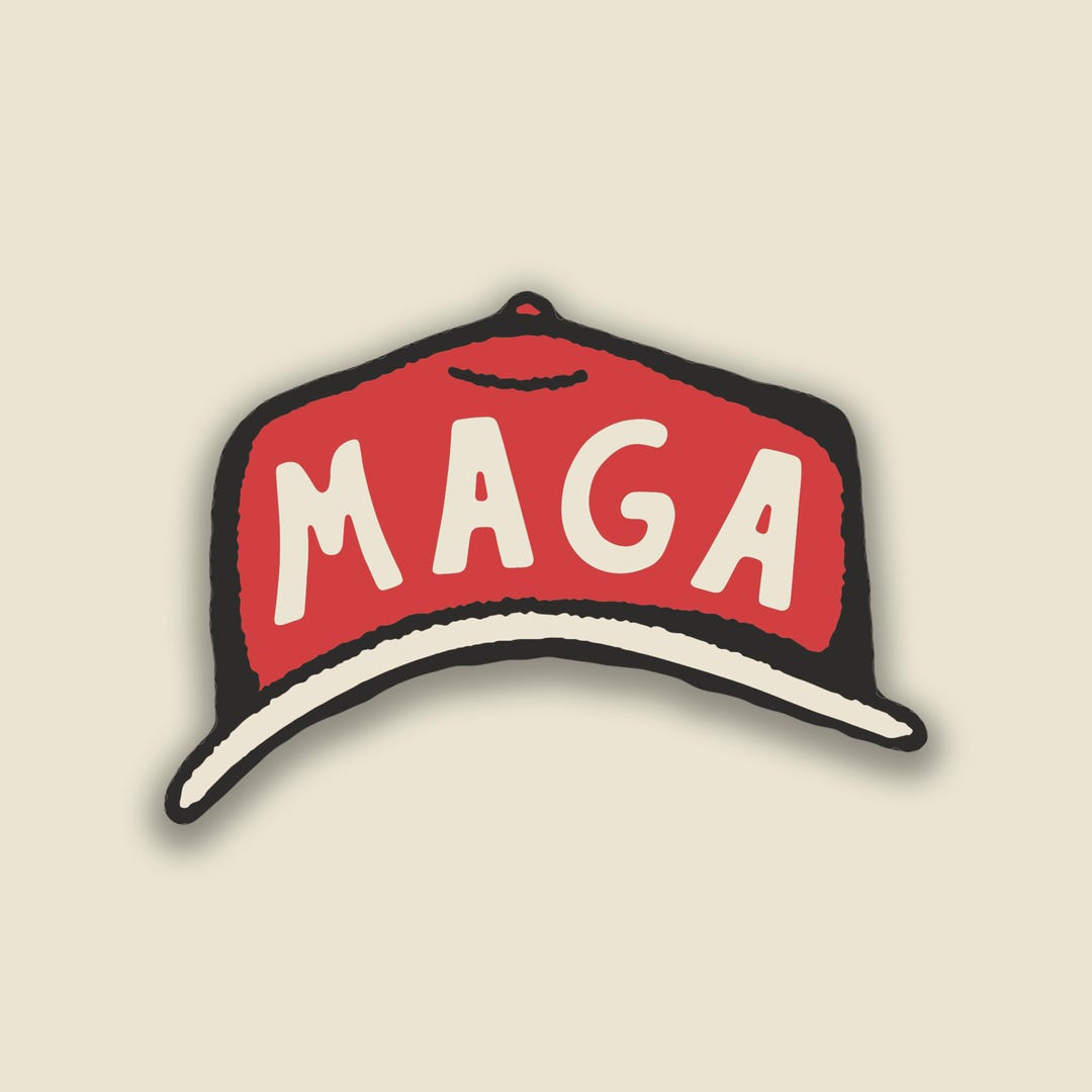 TRUMP STICKER 3x3 - Donald Trump Sticker No.5 - Make America Great ...