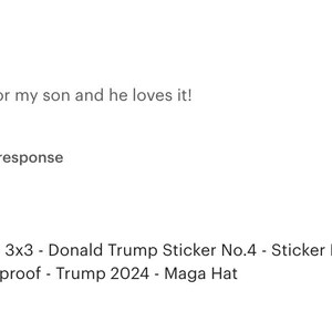 TRUMP STICKER 3x3 - Donald Trump Sticker No.4 - Sticker Mule - MAGA ...