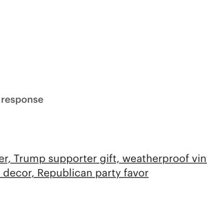 MAGA Hat Sticker, Trump Supporter Gift, Weatherproof Vinyl Decal ...