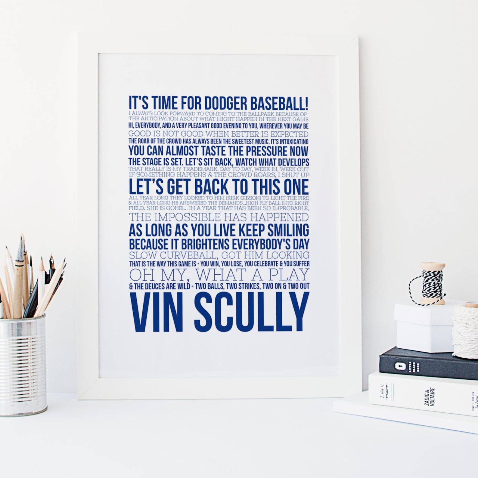 LIMITED EDITION - Vin Scully - Dodger Baseball - Vin Scully Quotes ...