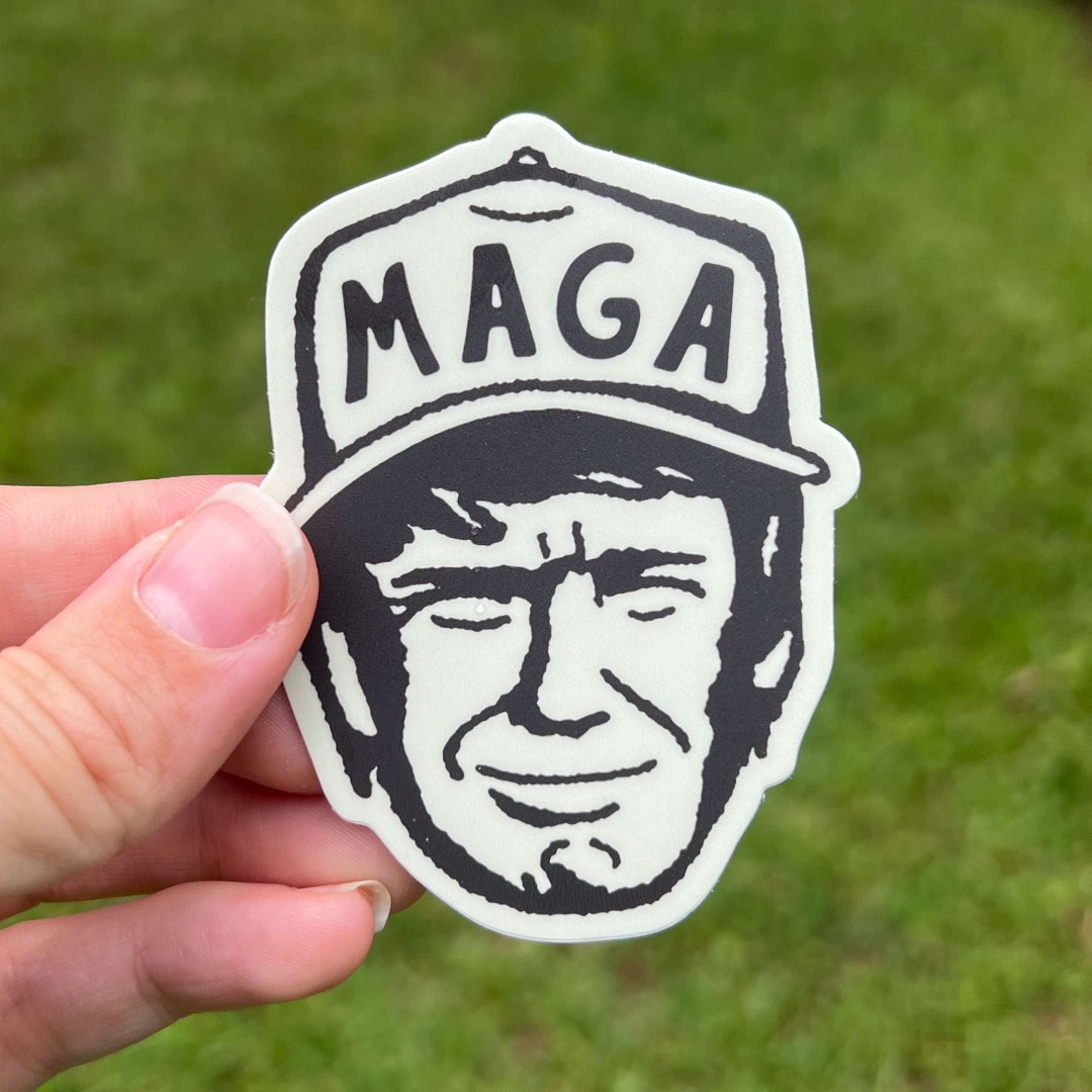 MAGA Hat Sticker, Pro-trump Decal, Political Gift, Stocking Stuffer ...
