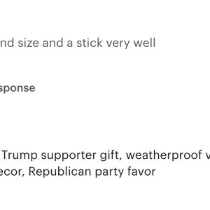 MAGA Hat Sticker, Trump Supporter Gift, Weatherproof Vinyl Decal ...