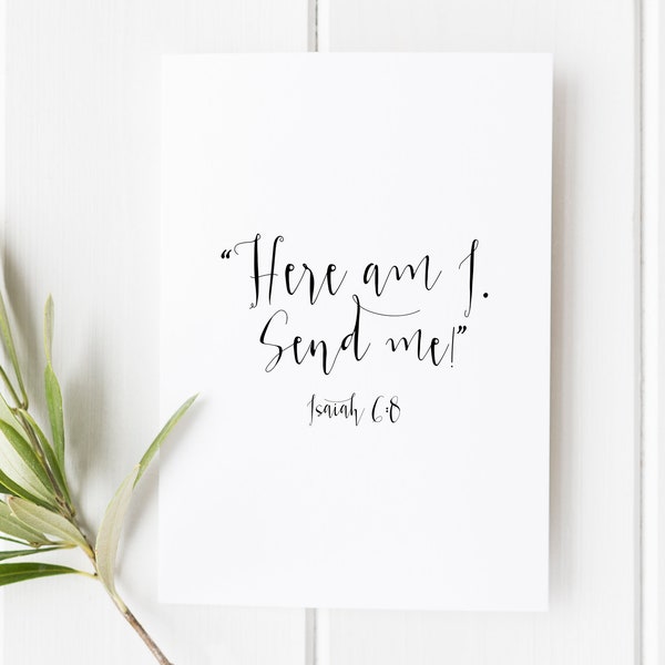 Send Me Verse - Etsy