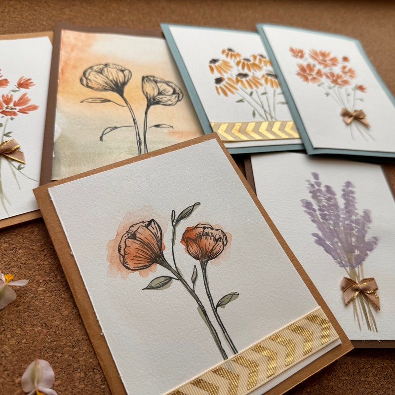 Watercolor Cards - Etsy