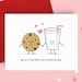 We Go Together Like Cookies & Milk Greeting Card, Valentine's Day Card ...