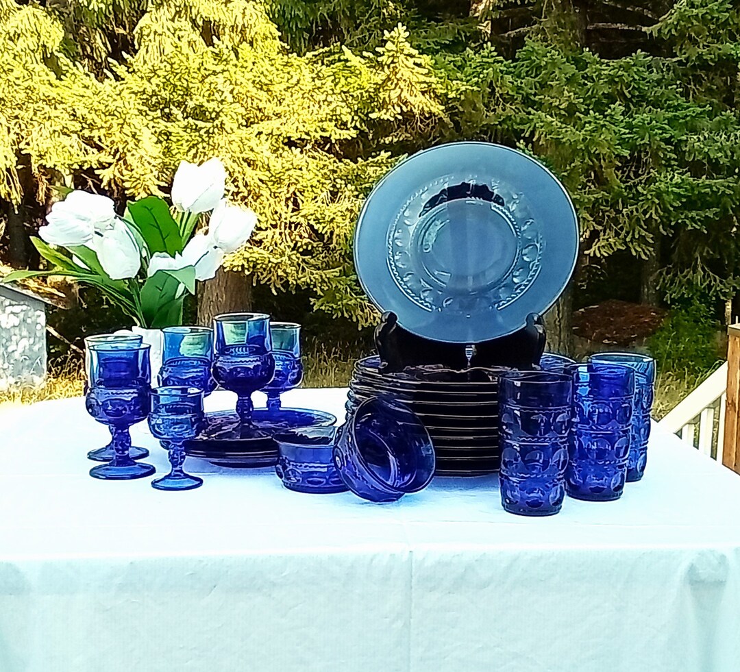 Tiara Imperial Crown Blue Replacement Dinnerware - CHOICE - Etsy