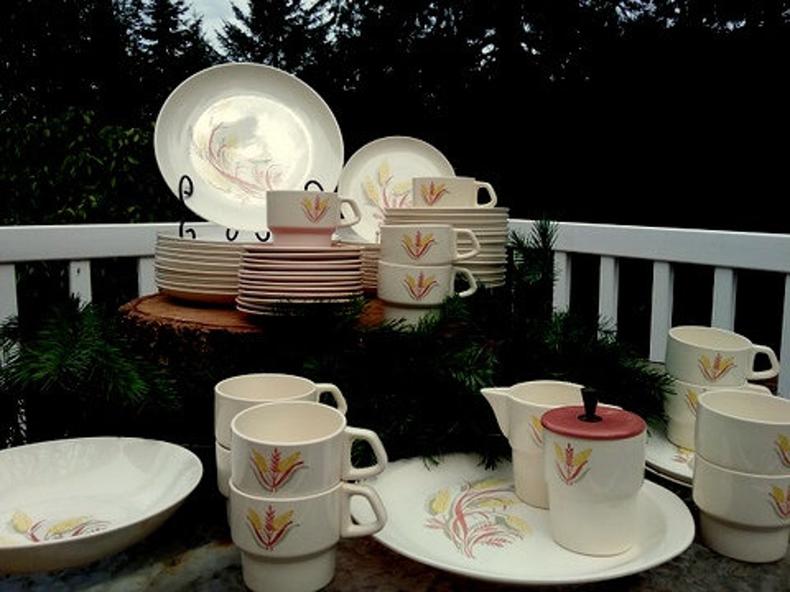 Classic 1970s Stetson Wheat STT107 Pattern Dinnerware - Etsy