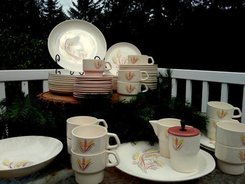 Classic 1970s Stetson Wheat STT107 Pattern Dinnerware - Etsy