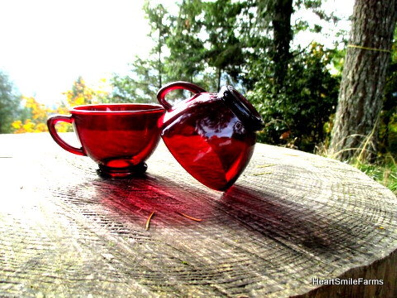 Anchor Hocking Royal Ruby Punch or Snack Cups Set of 12 Ruby Punch Cups ...