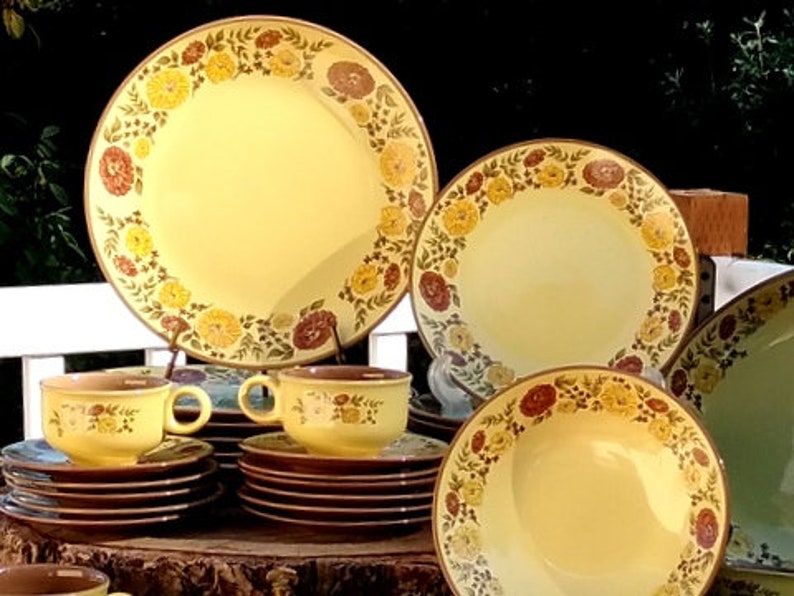 Taylor Smith and Taylor Co. Indian Summer Ironware Design 70 60 Pieces ...