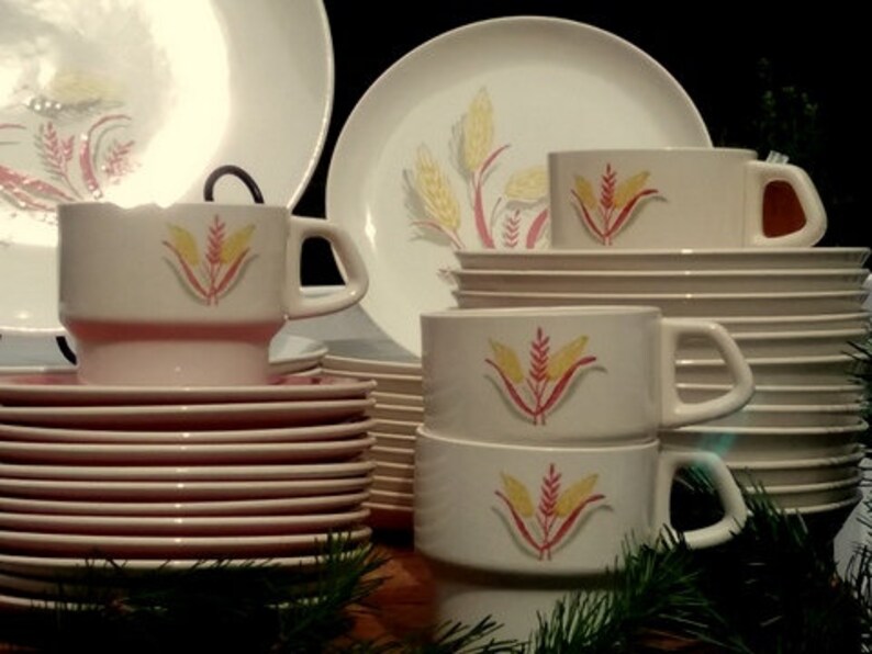 Classic 1970s Stetson Wheat STT107 Pattern Dinnerware - Etsy