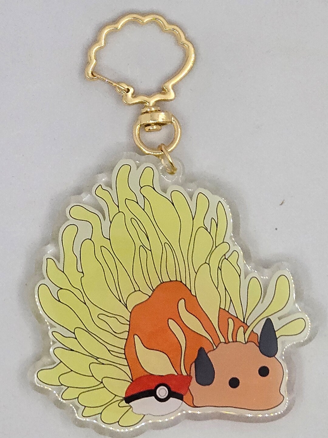 Flareon Sea Slug Keychain - Etsy