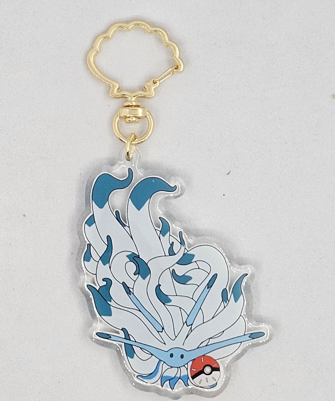 Glaceon Sea Slug Keychain - Etsy