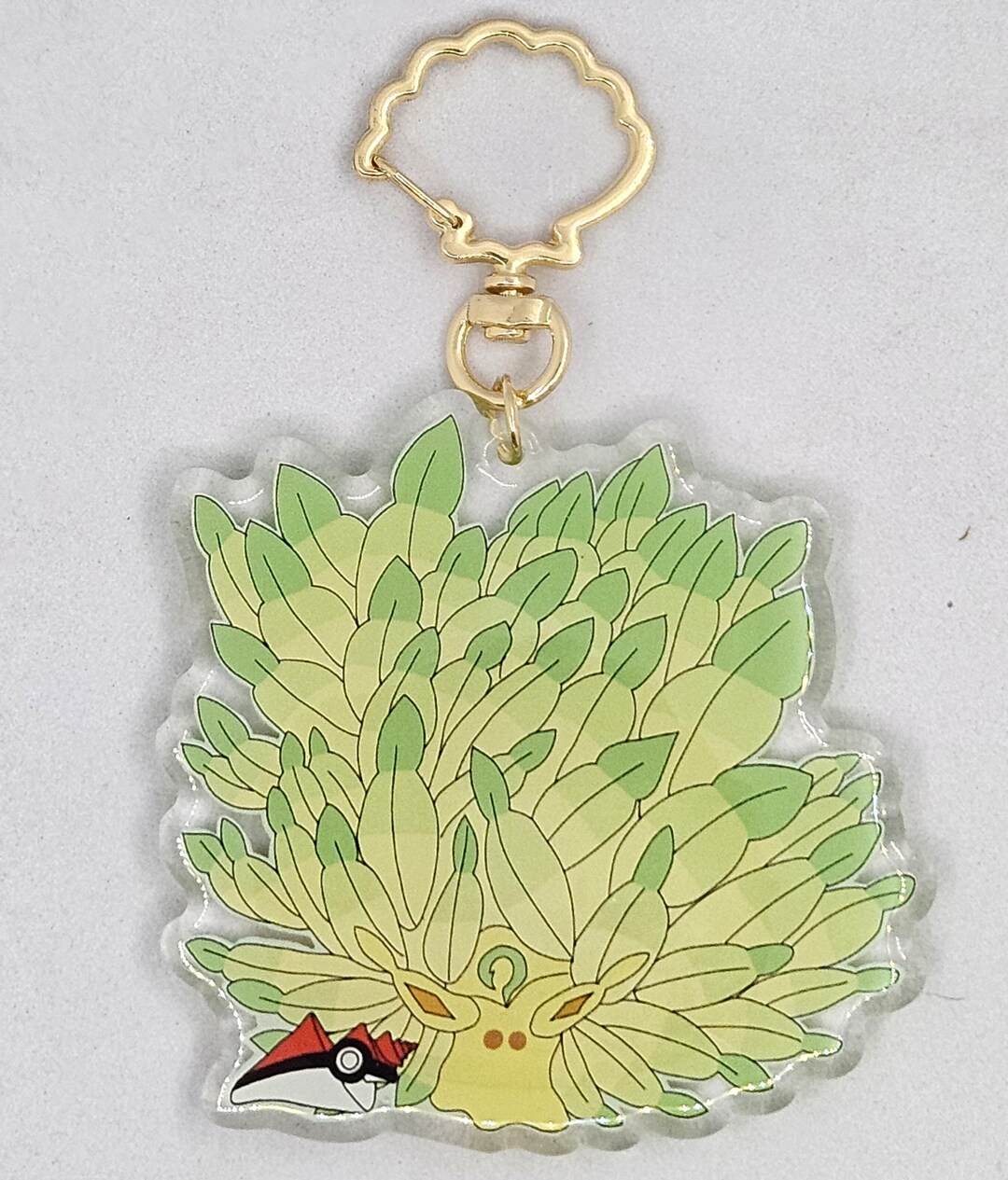 Leafeon Sea Slug Keychain - Etsy