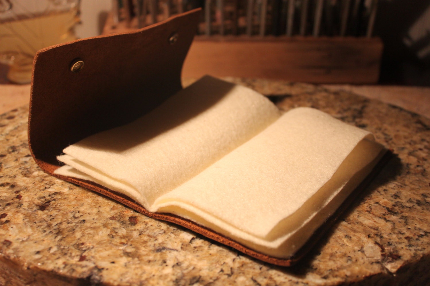 Custom Leather Fly Wallet - Etsy Canada