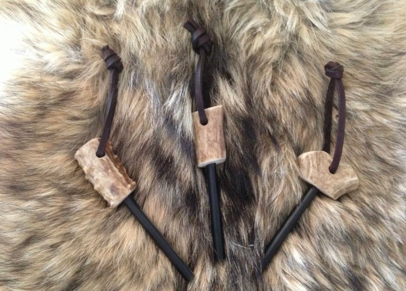 Handcrafted Deer Antler Ferrocerium Fire Starter - Etsy