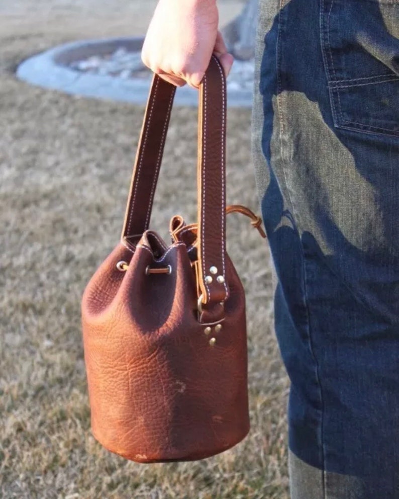 Leather Shotgun Shell Ammo Pouch/shell Holder Bag Bucket Custom Made - Etsy