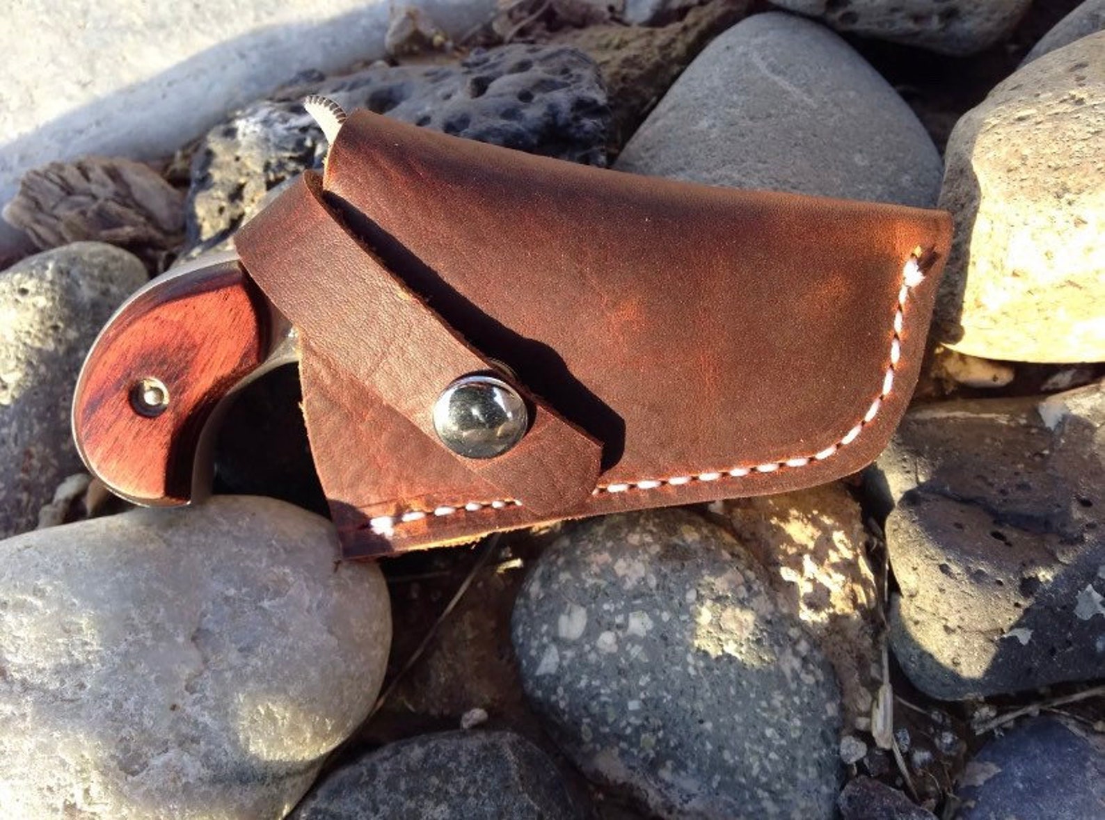 Custom Leather Snap Holster for NAA .22 LR - Etsy