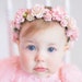 Flower Crown, Baby Flower Crown, Flower Girl Crown, Toddler Flower ...