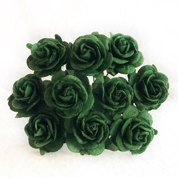 Green Paper Flowers - Etsy