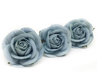 Blue paper flowers | Etsy