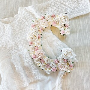 Flower Letter, Floral Letter, Flower Letter Nursery, Flower Letter for ...