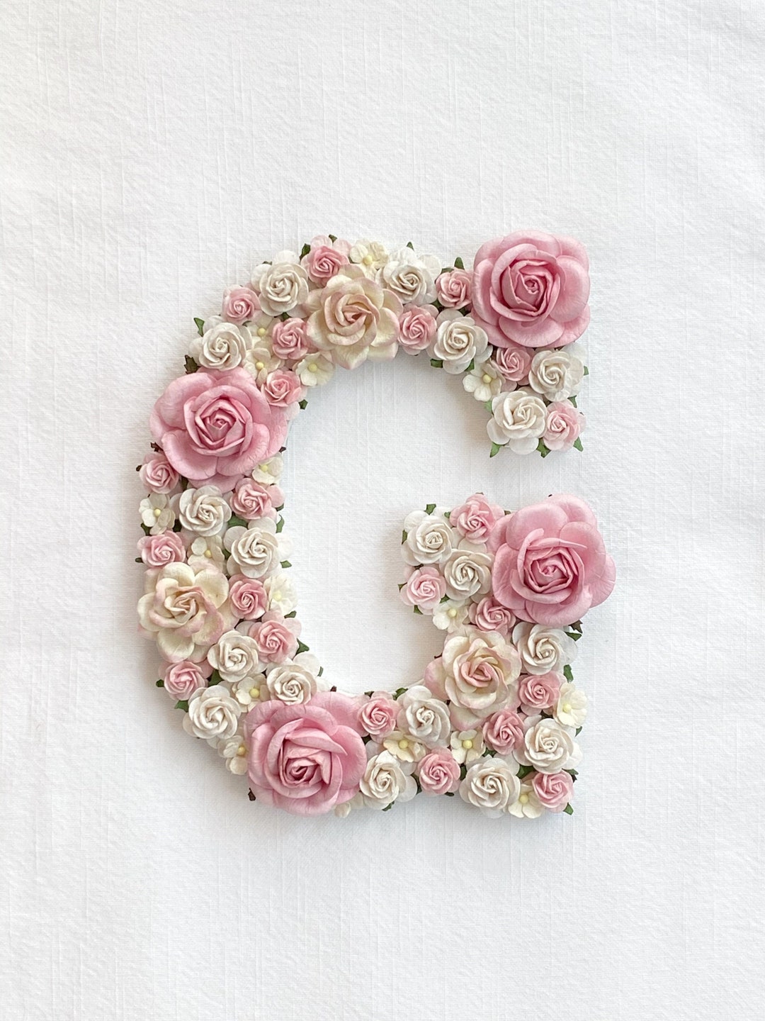 Flower Letter, Floral Letter, Flower Letter Nursery, Flower Letter for ...