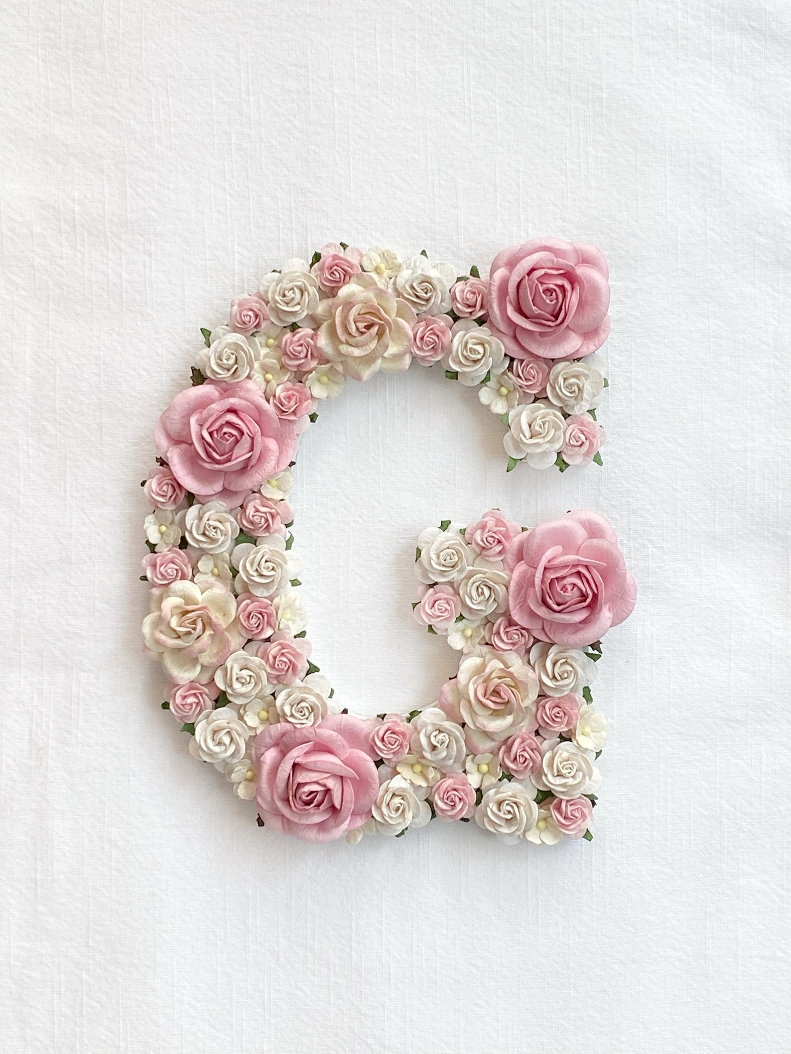 Flower Letter Flower Letters Floral Letter Nursery Flower - Etsy