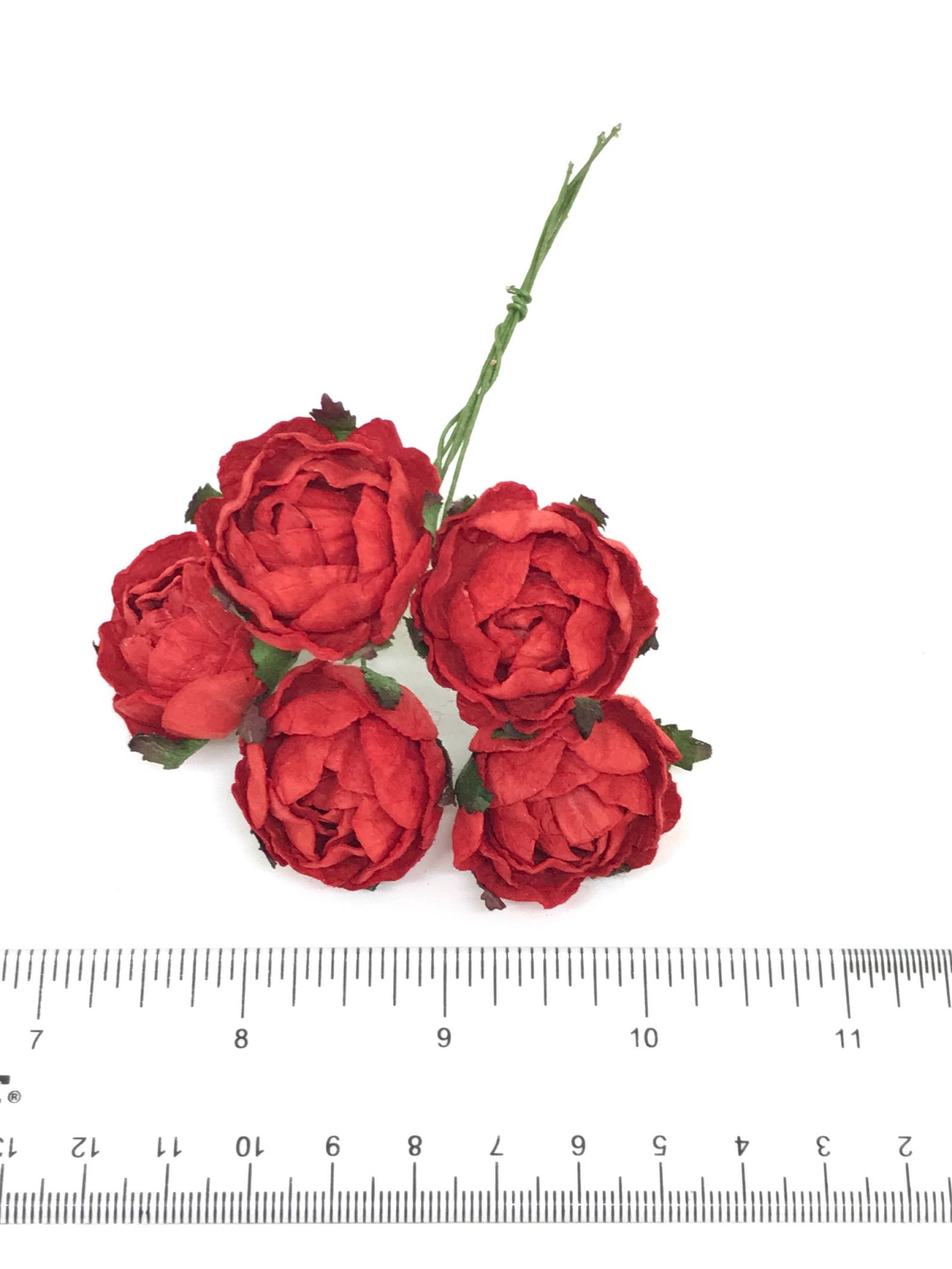 Red Paper Flowers, Mulberry Paper Flowers, Paper Flower Peonies ...