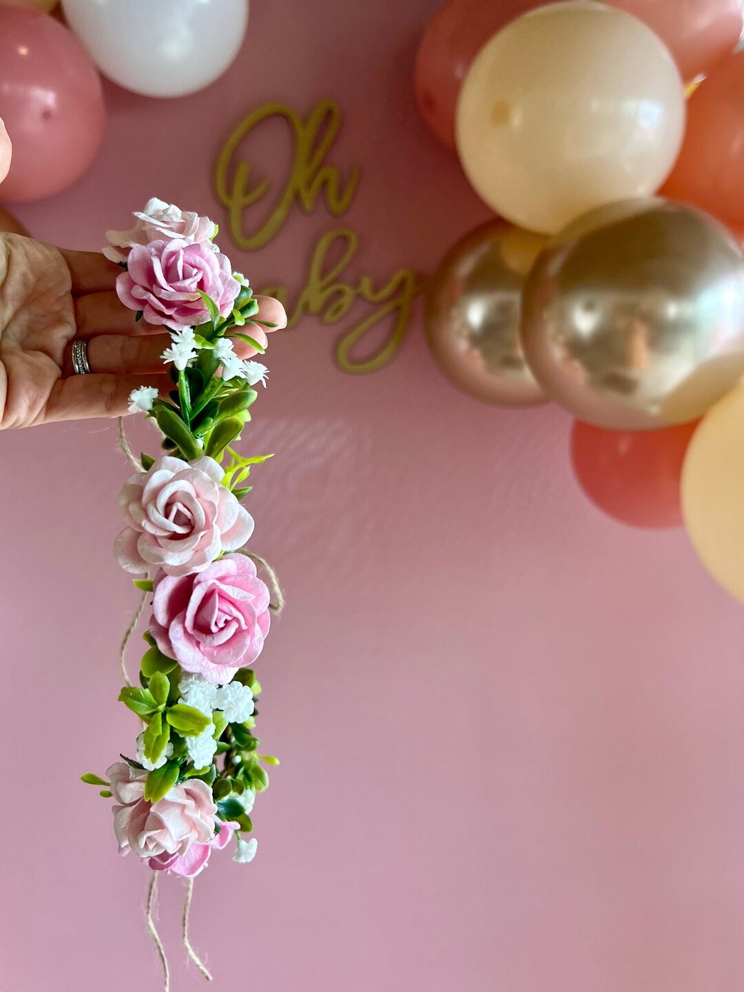 Mommy and Baby Flower Crown for Baby Shower, Baby Flower Crown, Flower ...