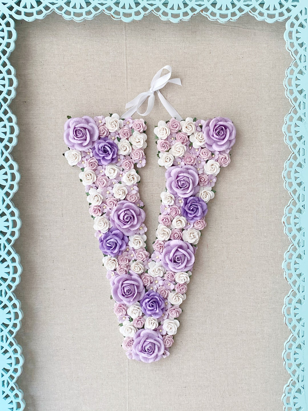Flower Letter, Flower Letters, Floral Letter Nursery, Flower Letters ...