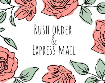 Rush Fee, Faster Processing Time, Move My Order to the Top - Etsy
