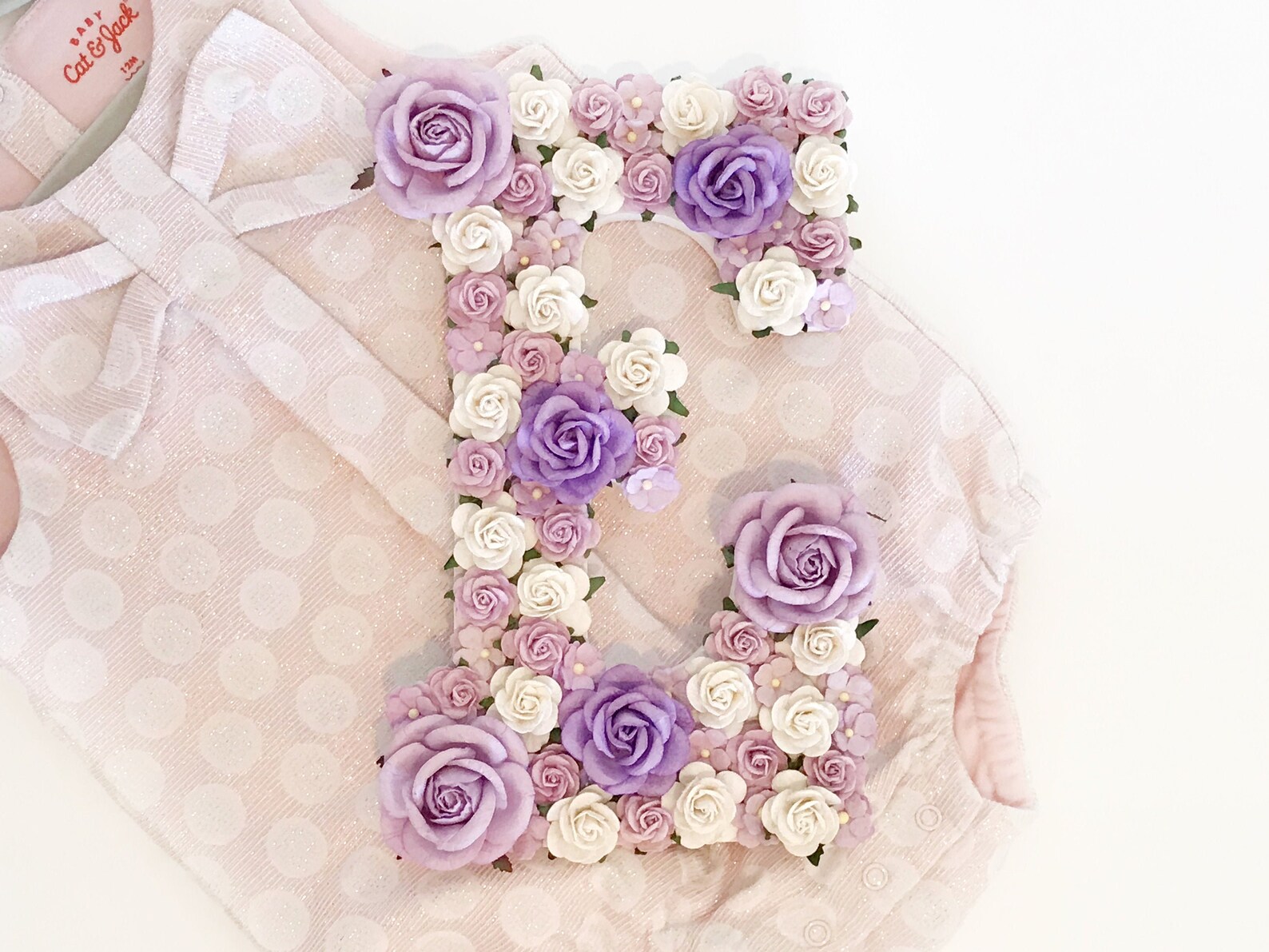 Flower Letter, Floral Letter, Flower Letter Nursery, Flower Letter for ...