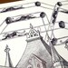 London Rat Race Original Drawing - Etsy