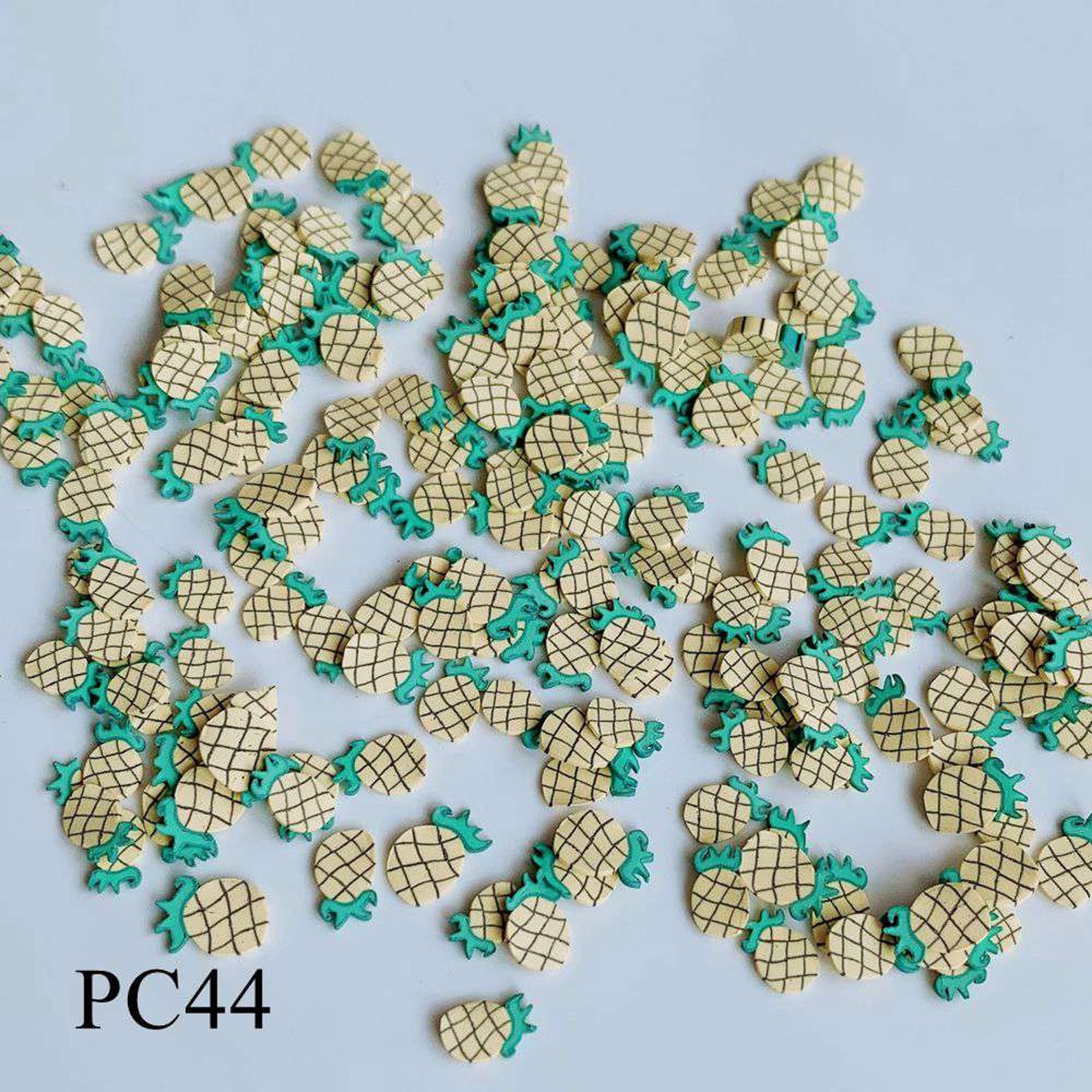 20g/bag Polymer Clay Slices 3D 5mm Polymer Clay Sticker Fruit Series ...