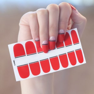 Nail Art Full-cover Sticker Sheet 14tips Sticker Polish Sticker YMX001 ...