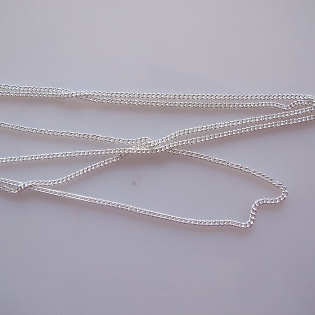 MDA-12 1M Silver Chain Shape Metal Nail Decoration - Etsy