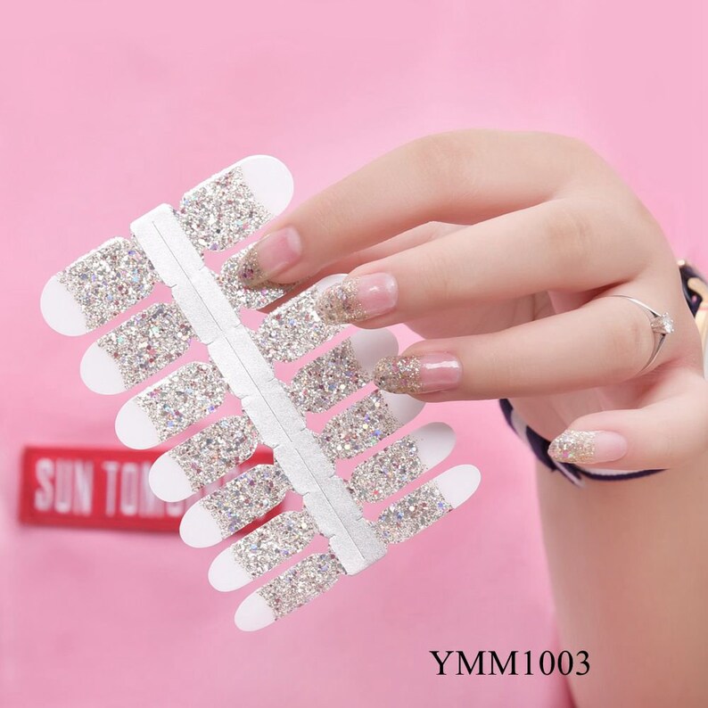 Nail Art Full-cover Sticker Sheet 14tips Sticker Polish | Etsy