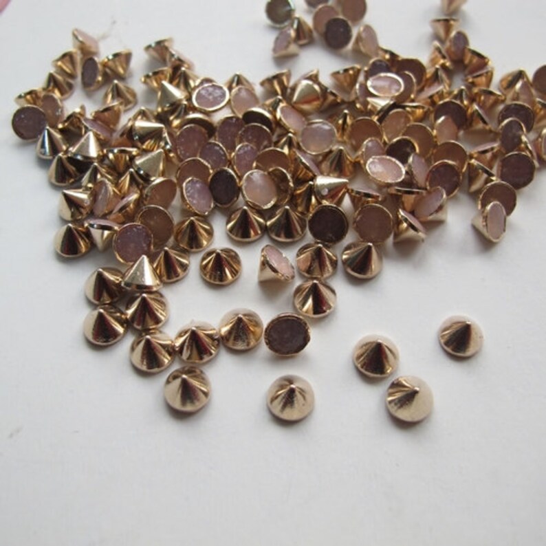 RC-157-1 30pcs Gold Metal Spike Stud Nail Art Decoration - Etsy