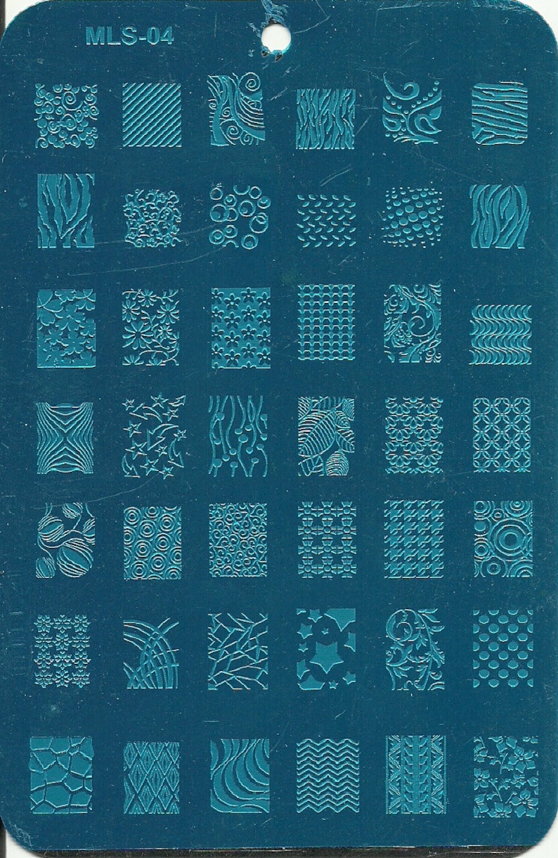 Cute MLS-04 Big Stamping Metal Plate With Free Gift of - Etsy