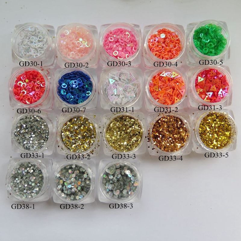 Triangle Glitter - Etsy