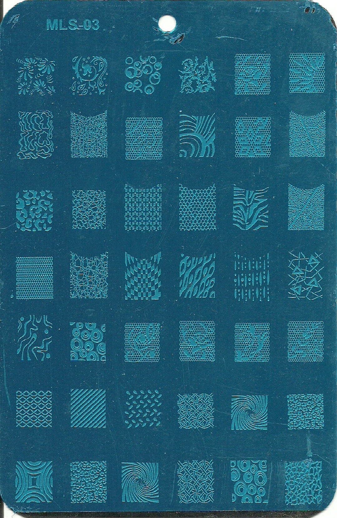 Cute MLS-03 Big Stamping Metal Plate With Free Gift of Scraper&stamper ...