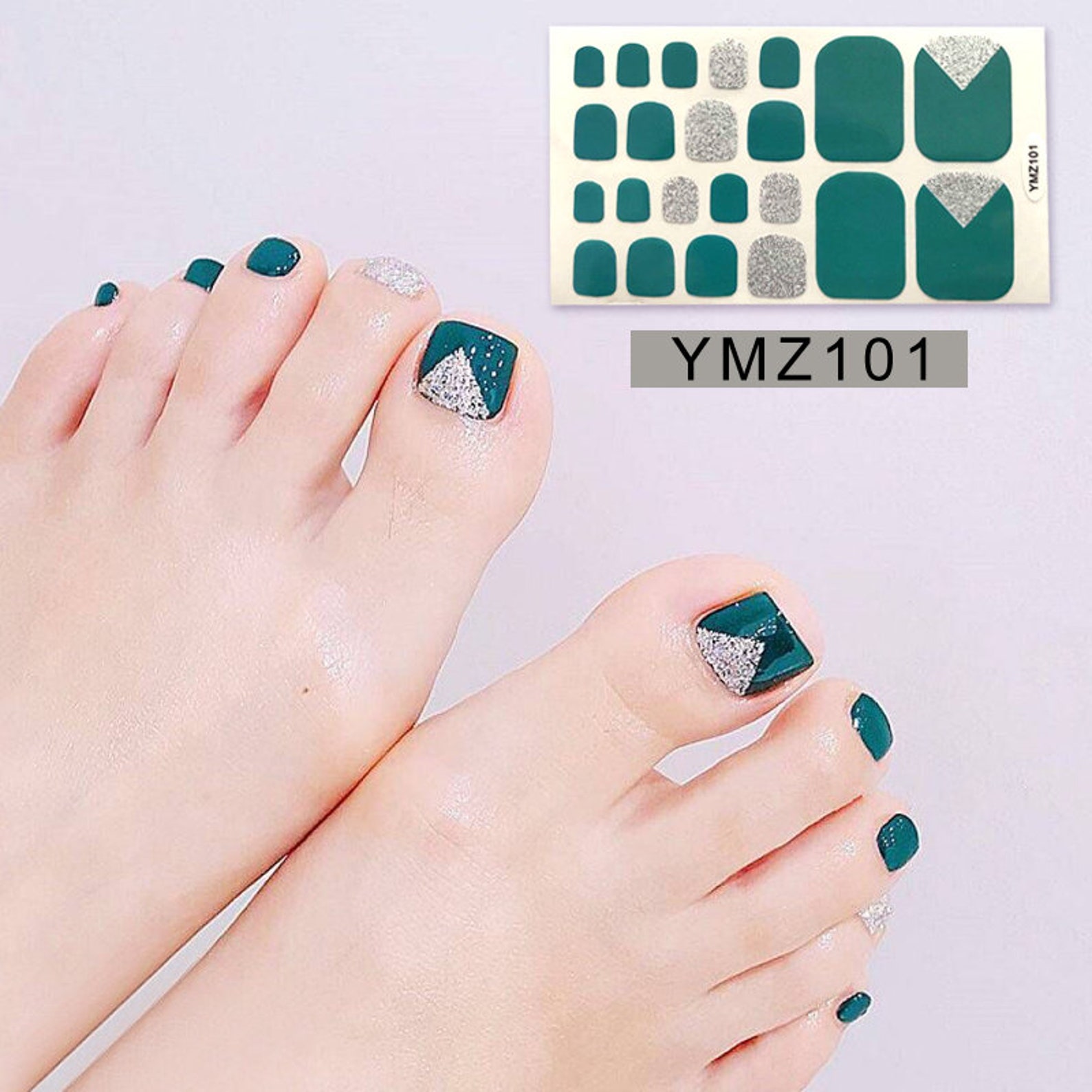 1PC Toenail Art Full-cover Sticker Sheet for Toenail Sticker | Etsy