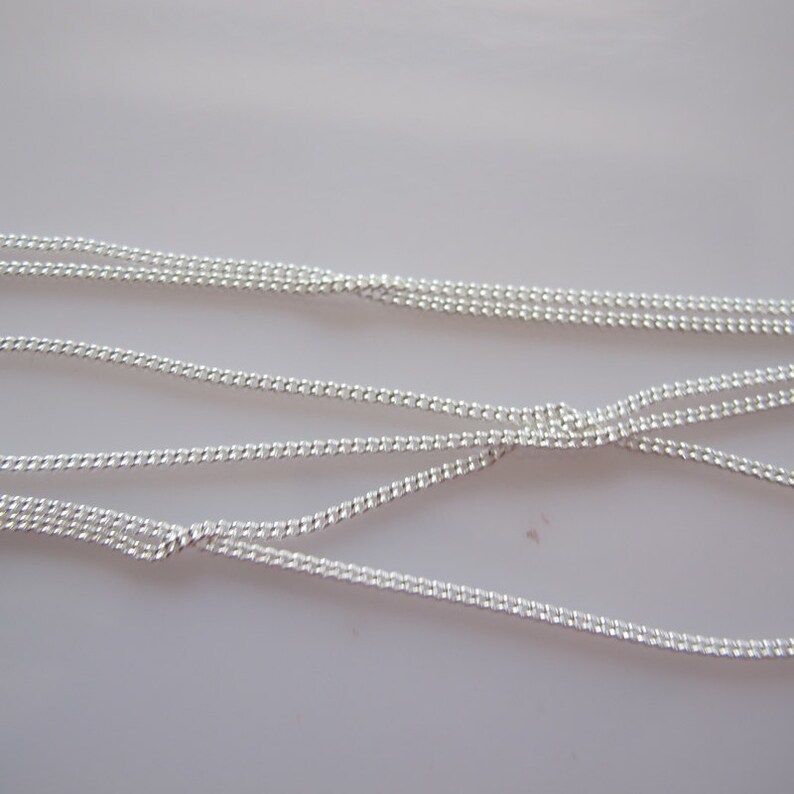 MDA-12 1M Silver Chain Shape Metal Nail Decoration - Etsy