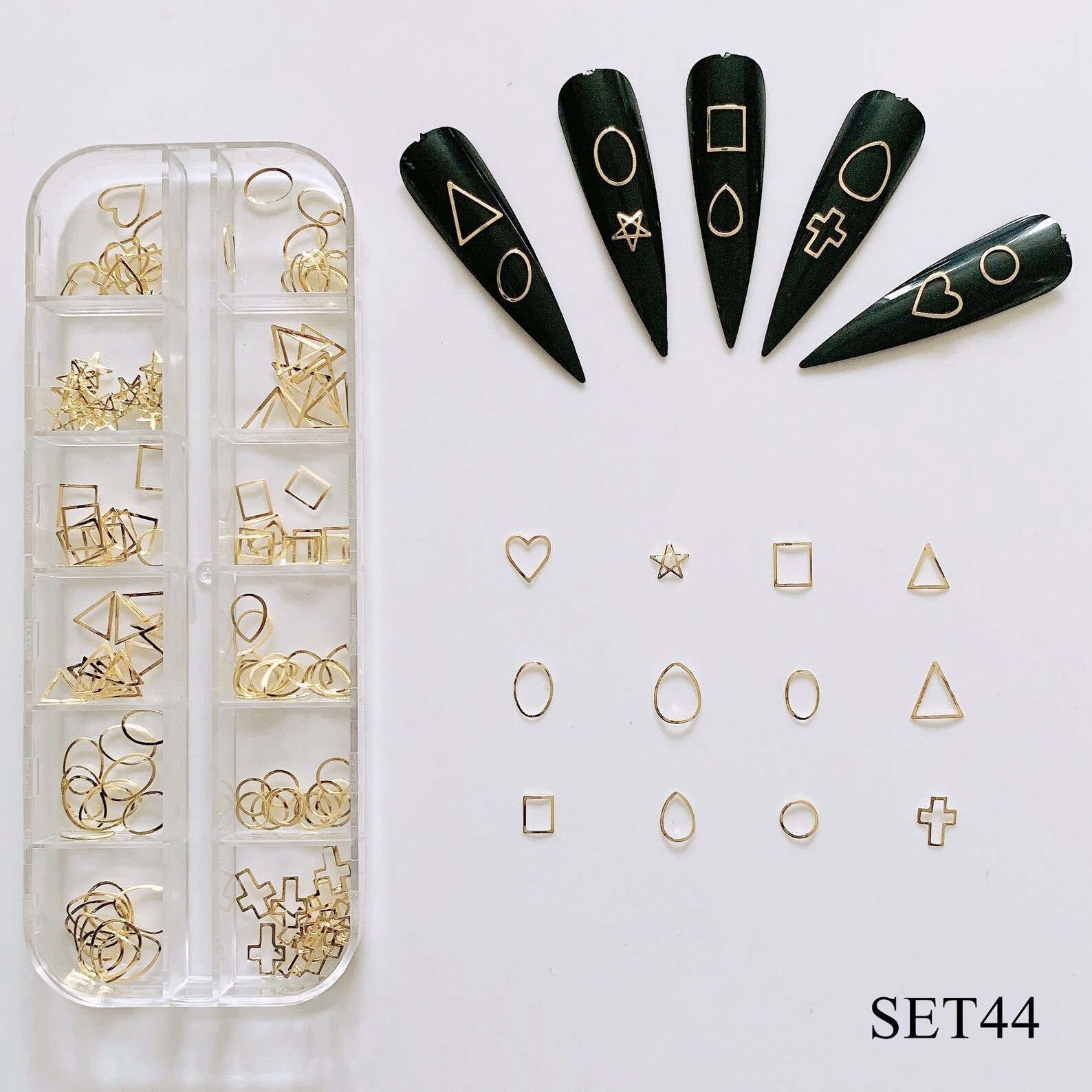 1 Set Metal Stud 12 Different Designs in one set Sea Series | Etsy