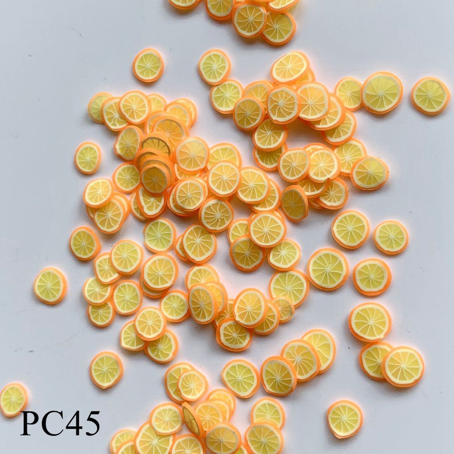 20g/bag Polymer Clay Slices 3D 5mm Polymer Clay Sticker Fruit | Etsy