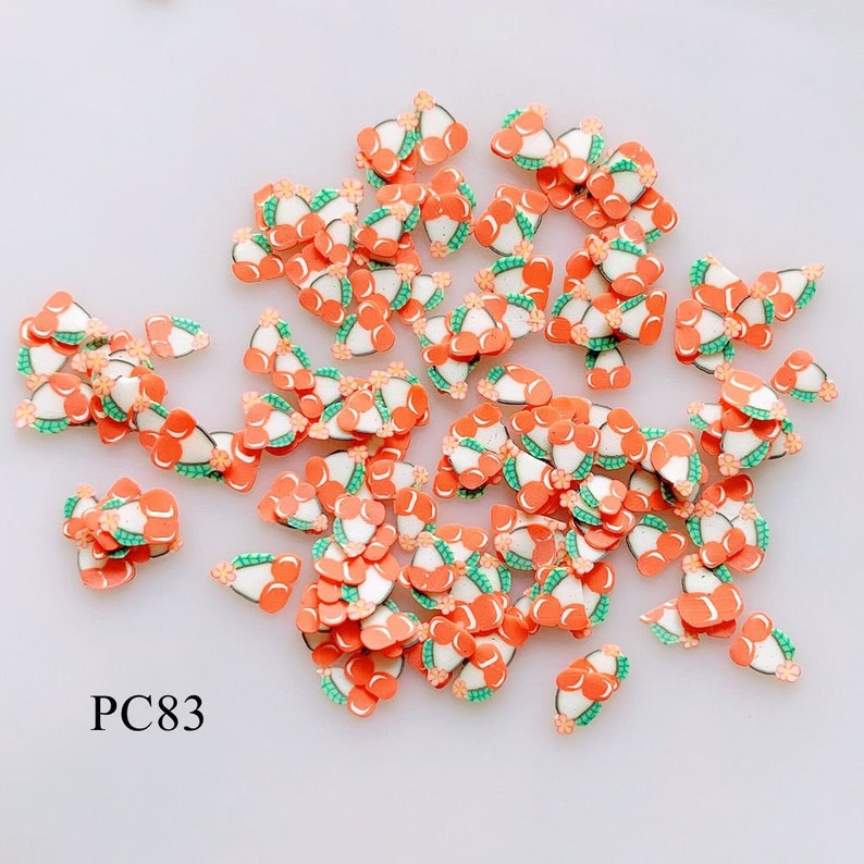 20g/bag Polymer Clay Slices 3D 5mm Polymer Clay Sticker Fruit - Etsy