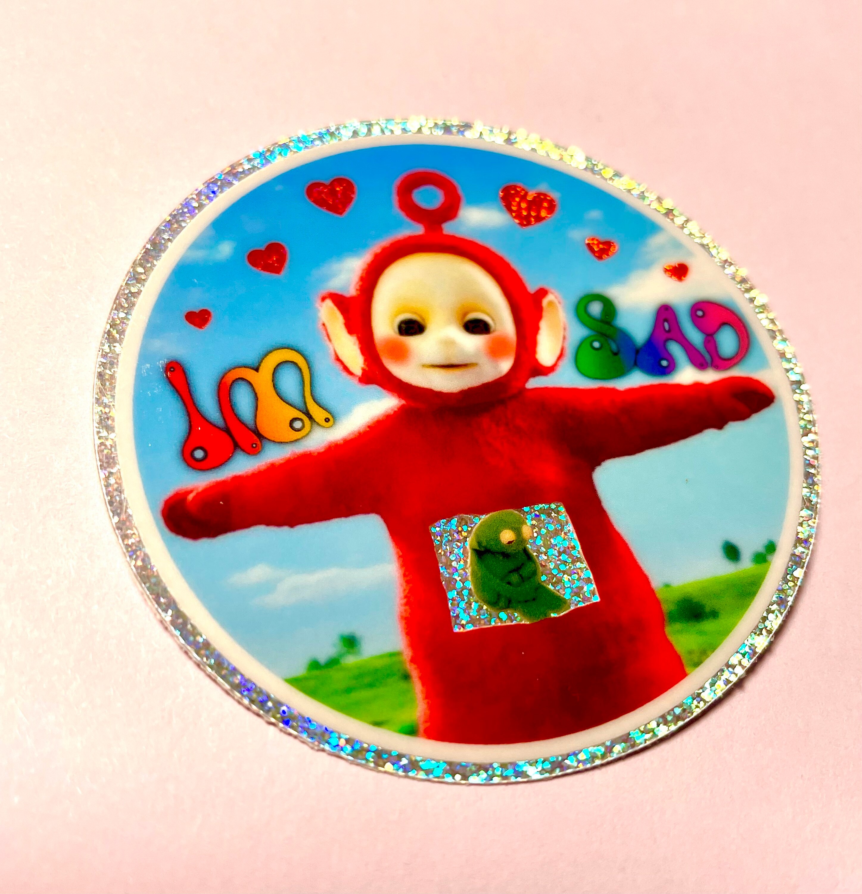I'm Sad Po Teletubbies Sticker Decal Glitter Depression - Etsy Canada